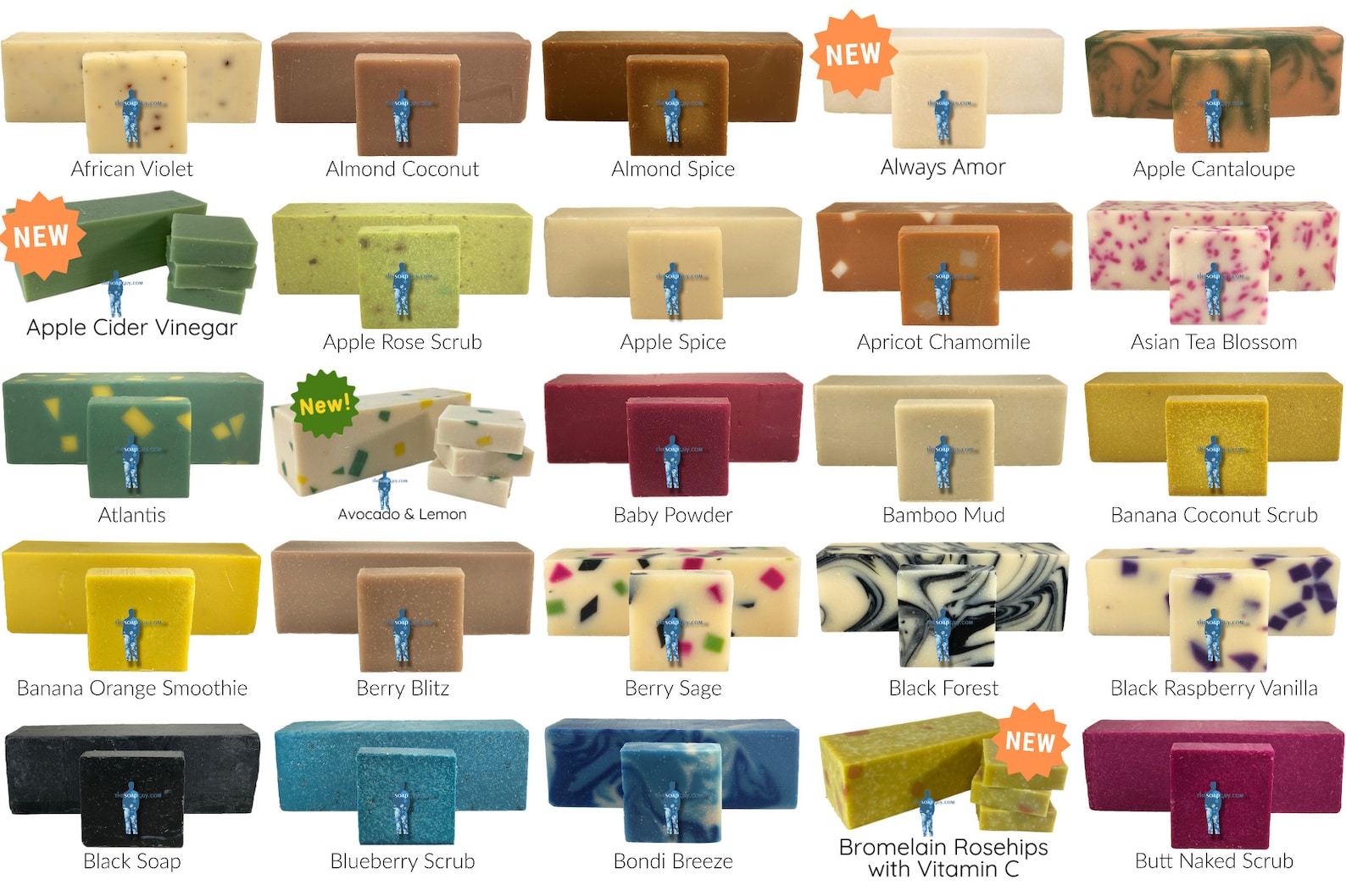 100 Wholesale Handmade Soap Loaves | Bulk Assorted Scents | Private ...