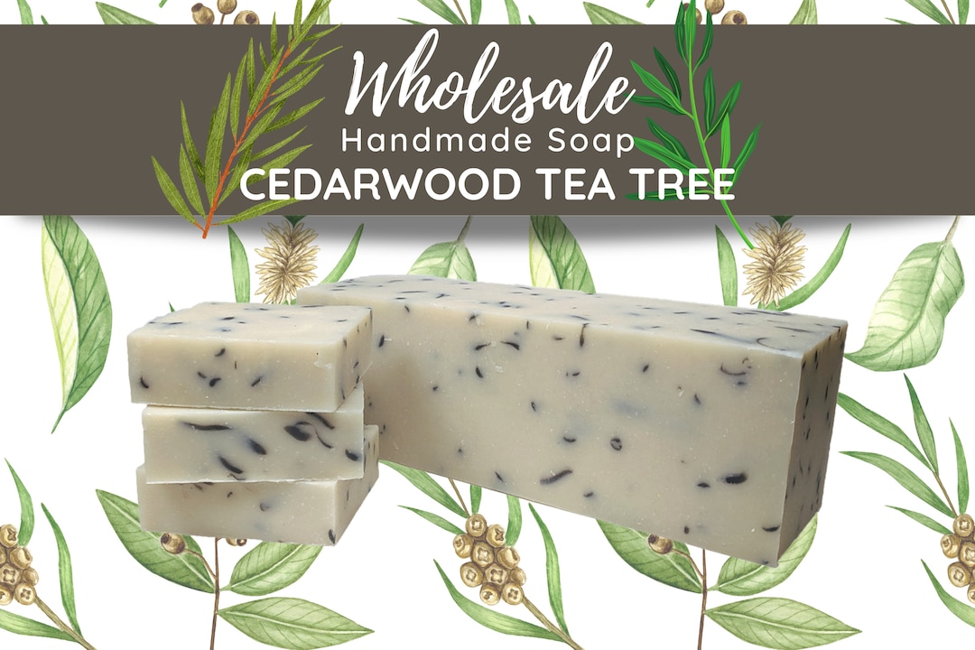 Cedarwood Tea Tree Soap | Handmade Soap, Natural Soap, Vegan Soap ...