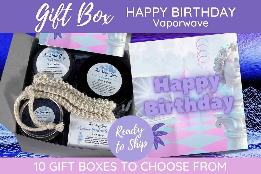 Happy Birthday Gift Box, Self Care Gift Set, Stress Relief, Relaxation ...