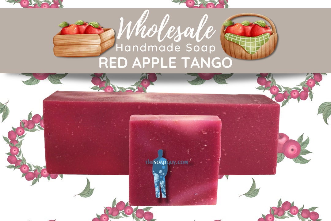 Red Apple Tango Soap Loaf | Handmade Vegan Bar Soap | Wholesale Bulk ...