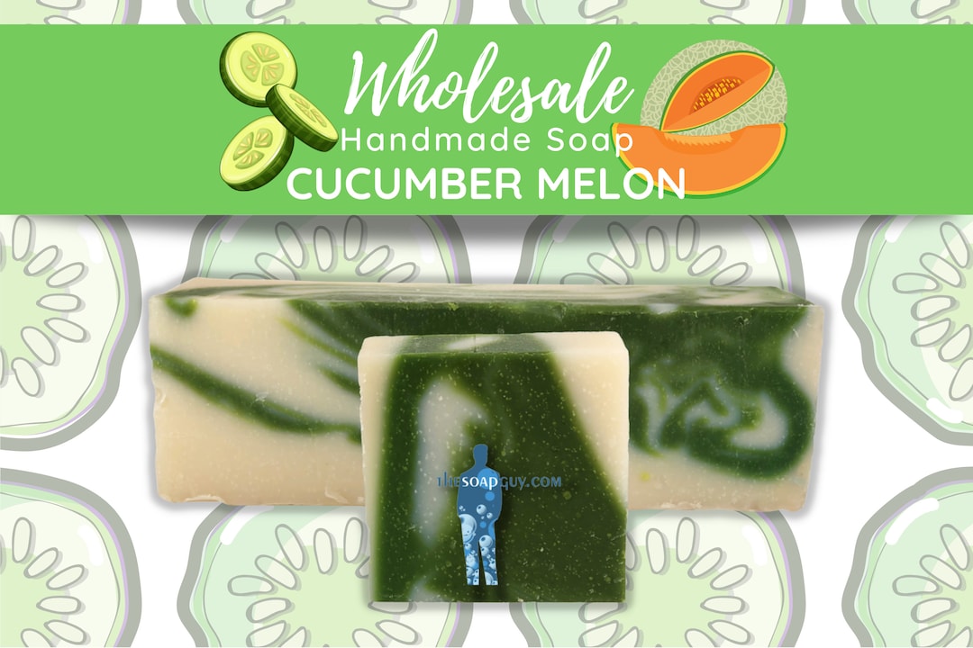 Cucumber Melon Soap Loaf | Handmade Vegan Bar Soap | Wholesale Bulk ...