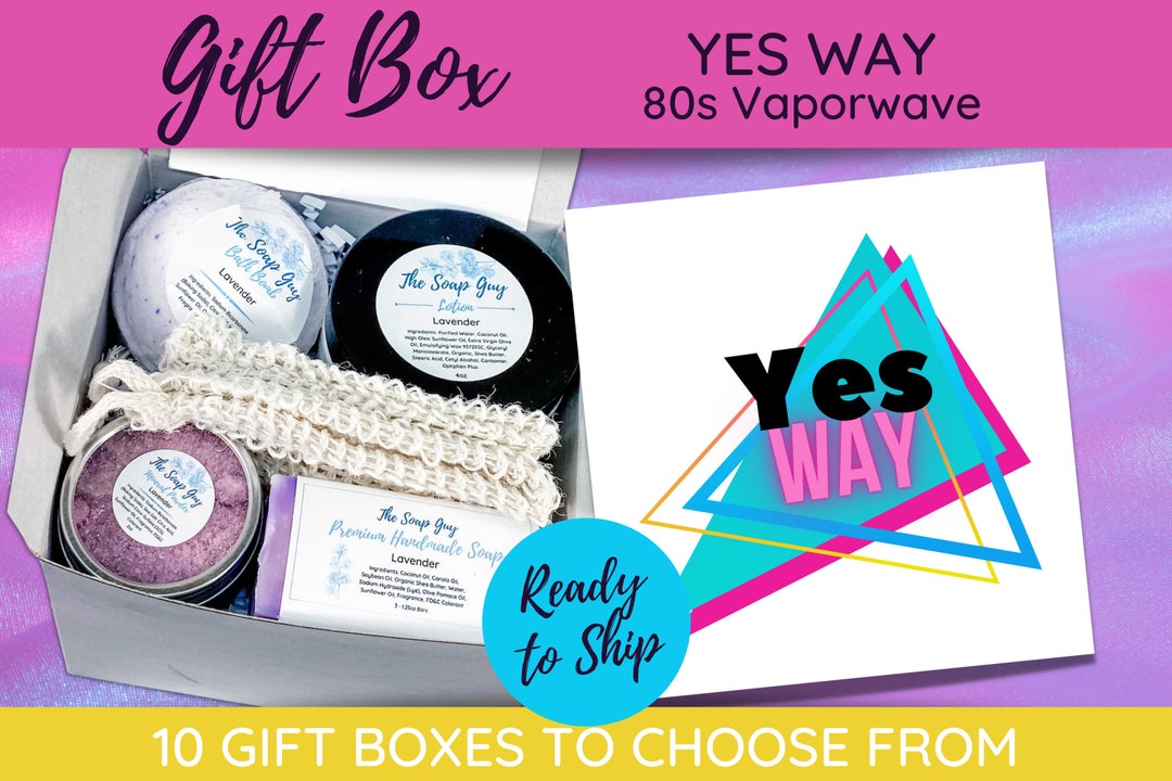 80's Yes Way Gift Box, Thinking of You, Gift for Her, Gift for Him ...