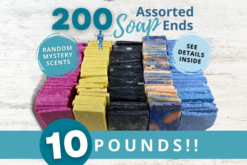 Over 10lbs LBS of Soap Assorted Slivers of Premium Wholesale - Etsy