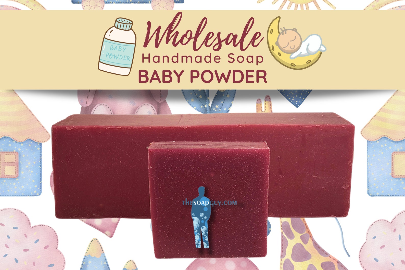 Baby Powder Soap Handmade Soap Natural Soap Vegan Soap - Etsy