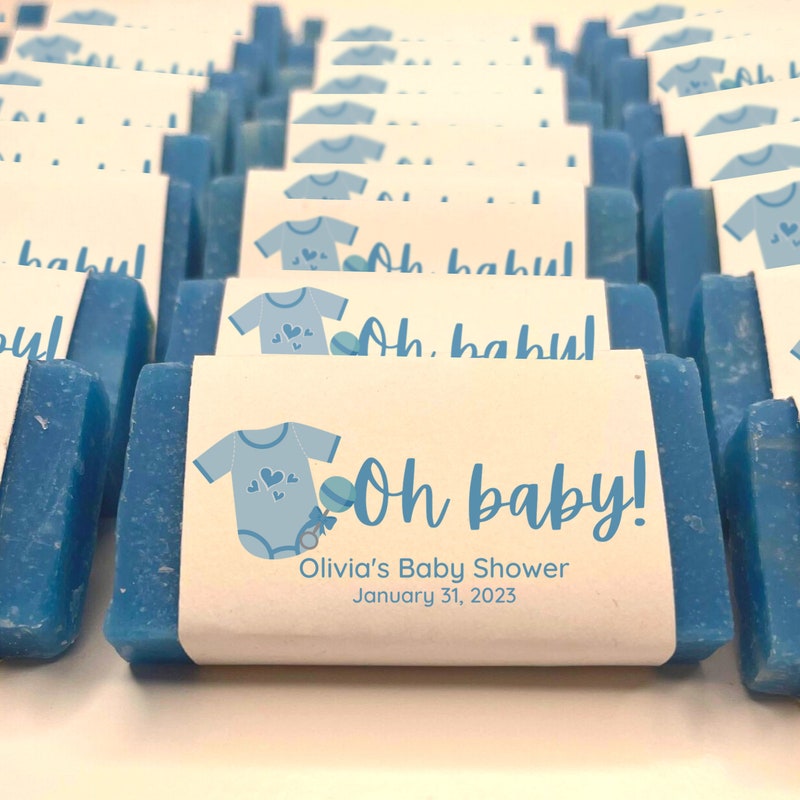 Baby Blue Boy Shower Soap - Etsy
