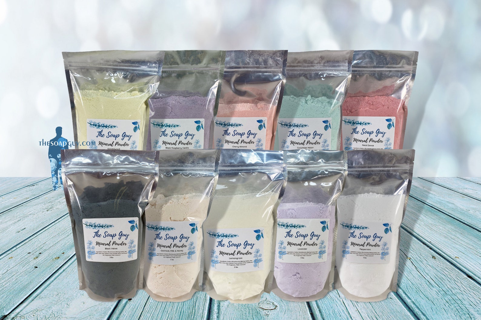 3lb Bath Bomb Dust | Bulk Powder for Soaking, Natural Handmade - Etsy