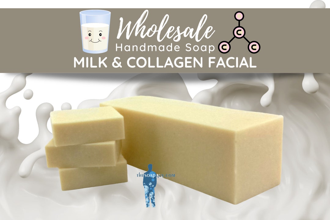 Milk & Collagen Soap Loaf | Handmade Natural Bar Soap | Wholesale Bulk ...