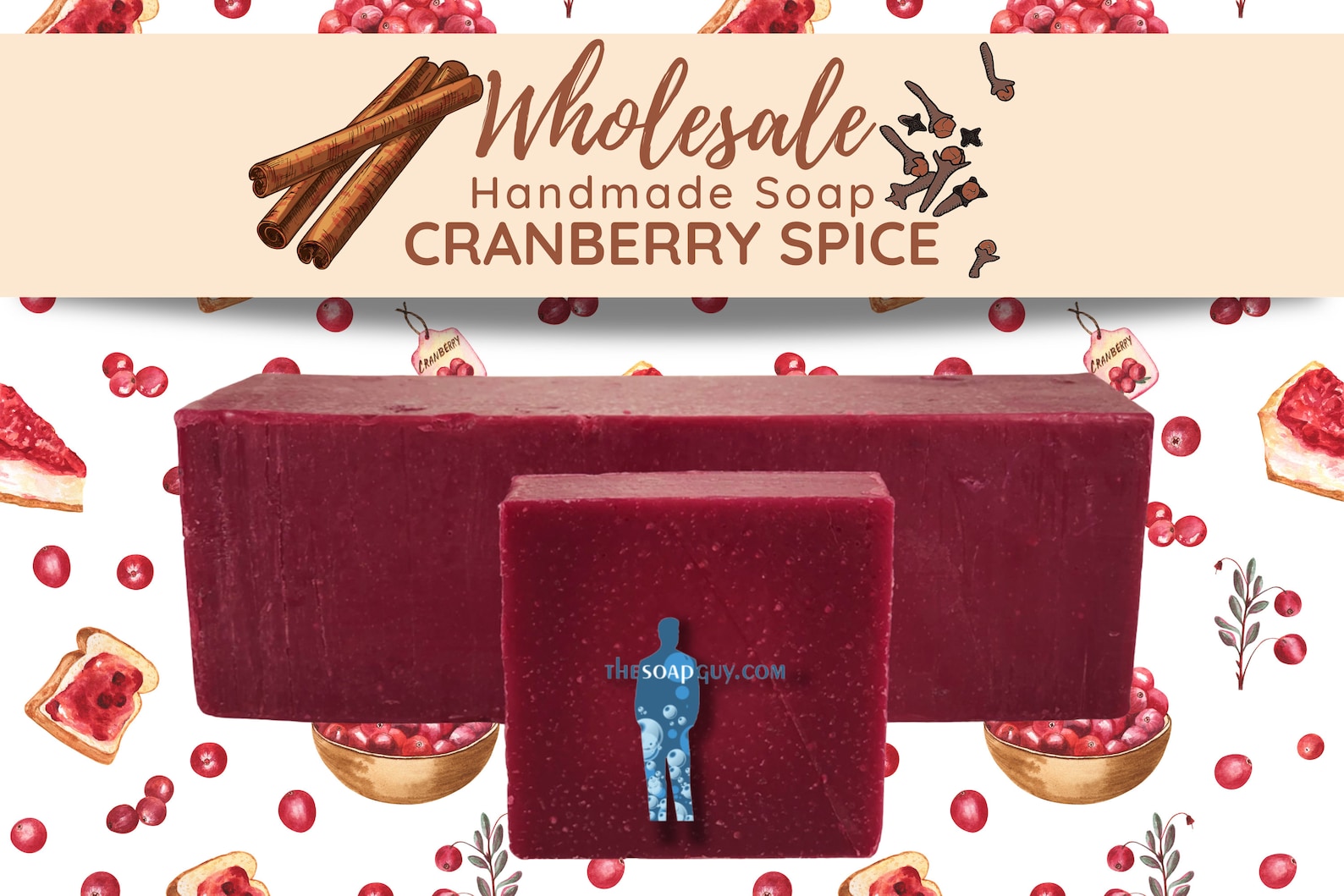 Cranberry Spice Soap | Handmade Soap, Natural Soap, Vegan Soap ...