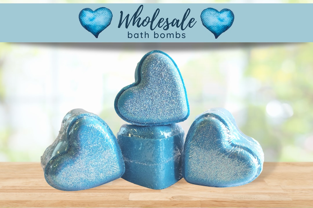 Blue Love Bomb Wholesale Bath Bombs Set, Wholesale Bulk Bath Fizzies ...