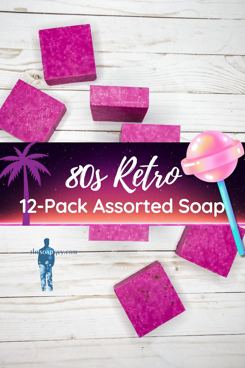 12 Bars of Handmade Soap 80s Retro Fun Bar Soap Gifts for - Etsy