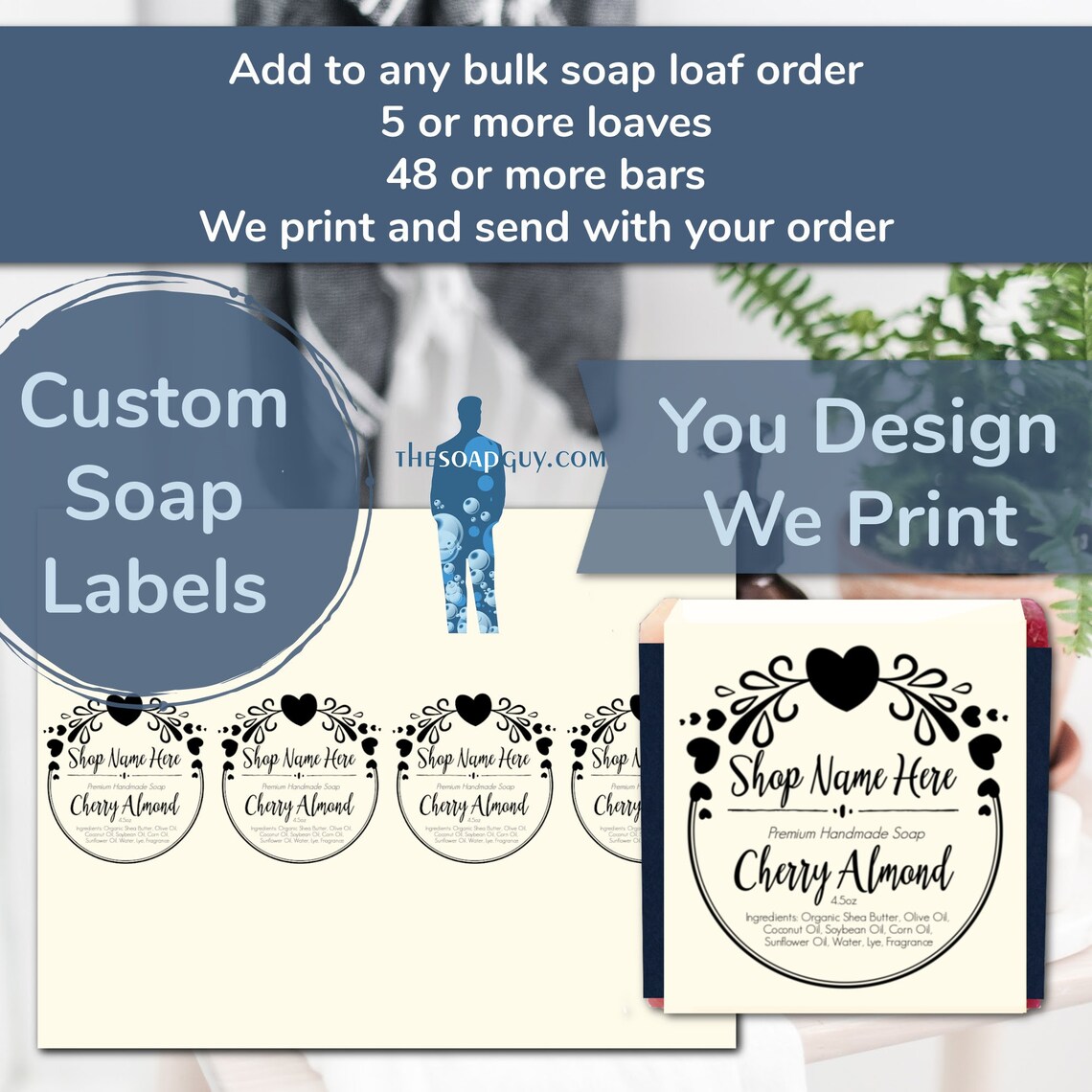 Valentine's Day Soap Label Custom Soap Label Editable - Etsy