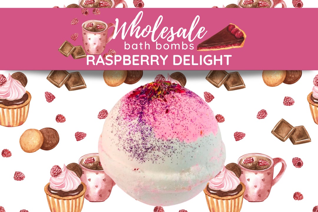 Raspberry Delight Wholesale Bath Bombs, Wholesale Bulk Bath Fizzies ...
