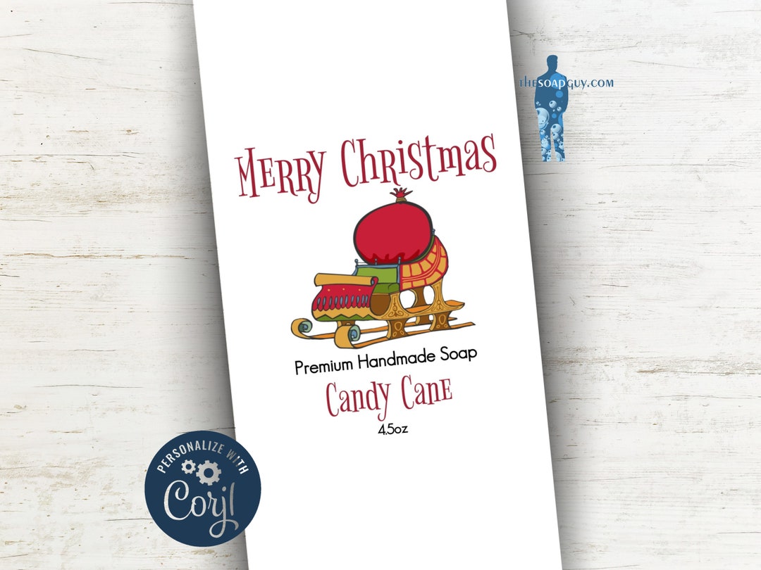 Soap Label, Custom Soap Label, Editable Label, Label Template ...