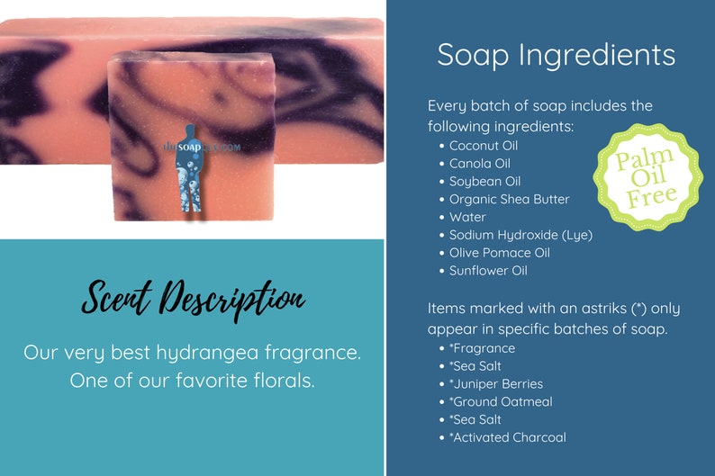 Hydrangea Soap Handmade Soap Natural Soap Vegan Soap - Etsy