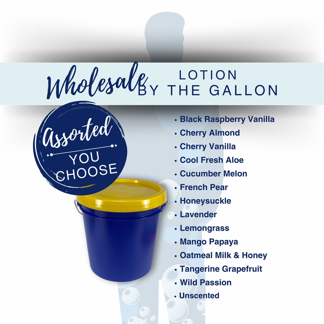 Wholesale Scented Lotion by the Gallon | Bulk Natural Skincare - YOU ...