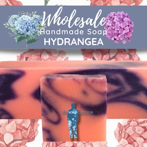 Hydrangea Soap | Handmade Soap, Natural Soap, Vegan Soap, Homemade Soap, Wholesale Soap, Bulk ...