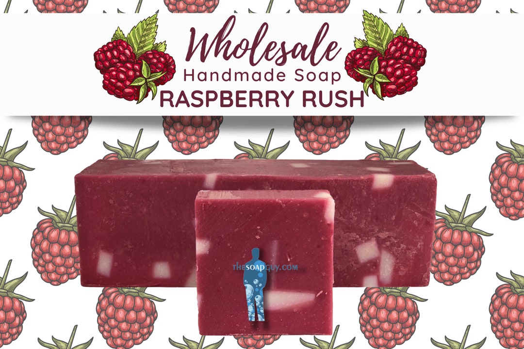 Raspberry Rush Handmade Soap, Natural Soap, Vegan Soap, Homemade Soap ...