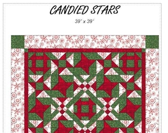 Mod Stars Quilt Pattern by Amanda Niederhauser of Jedi Craft - Etsy