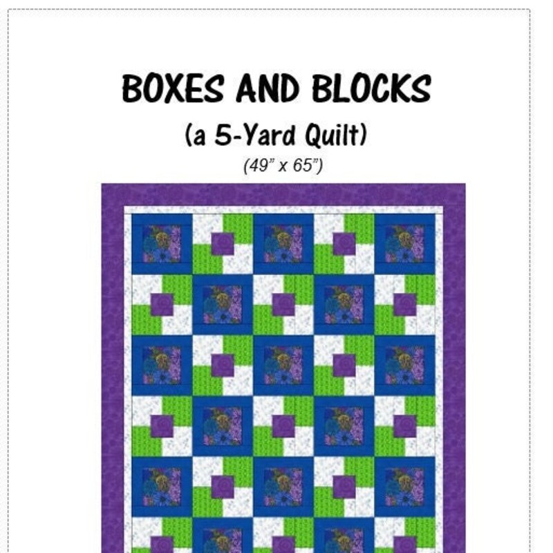 Bento Box Quilt Pattern - Etsy