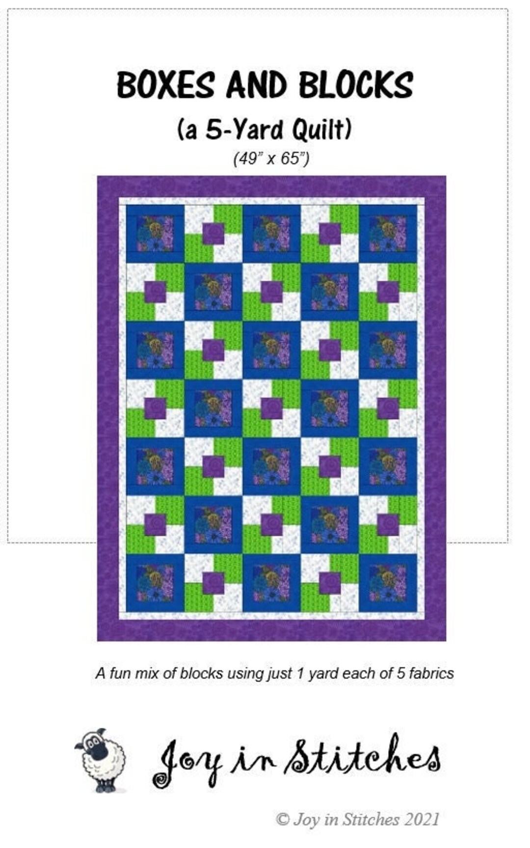 Boxes and Blocks Quilt Pattern - Etsy