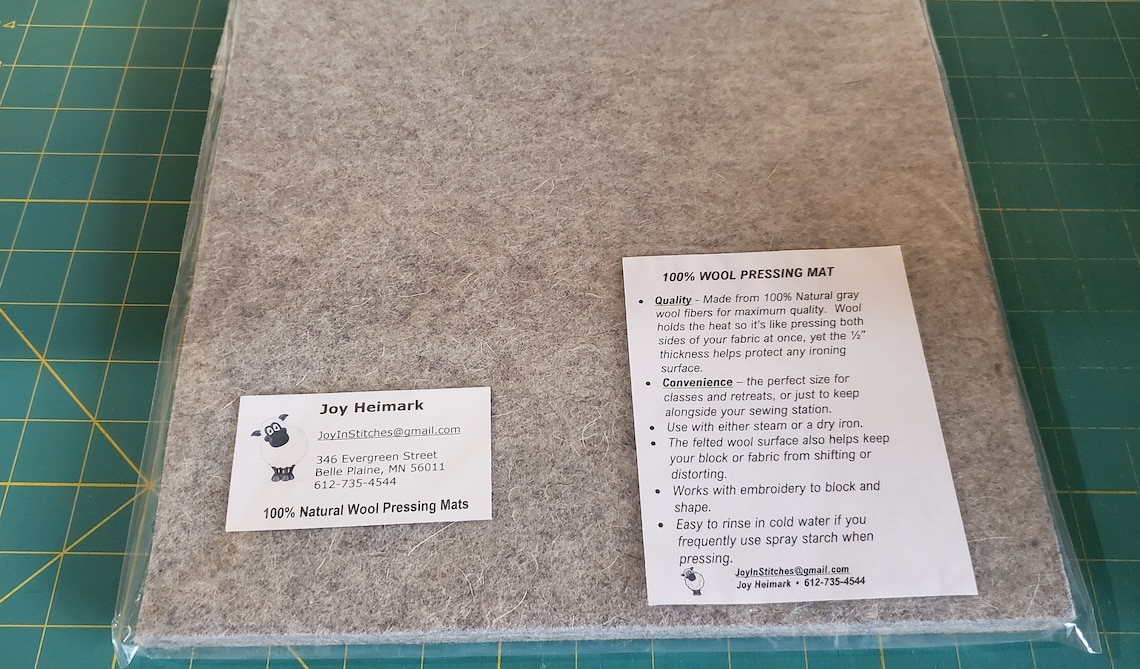 100% Natural Wool Pressing Mat 12 X 12 - Great Anytime! Treat Yourself ...