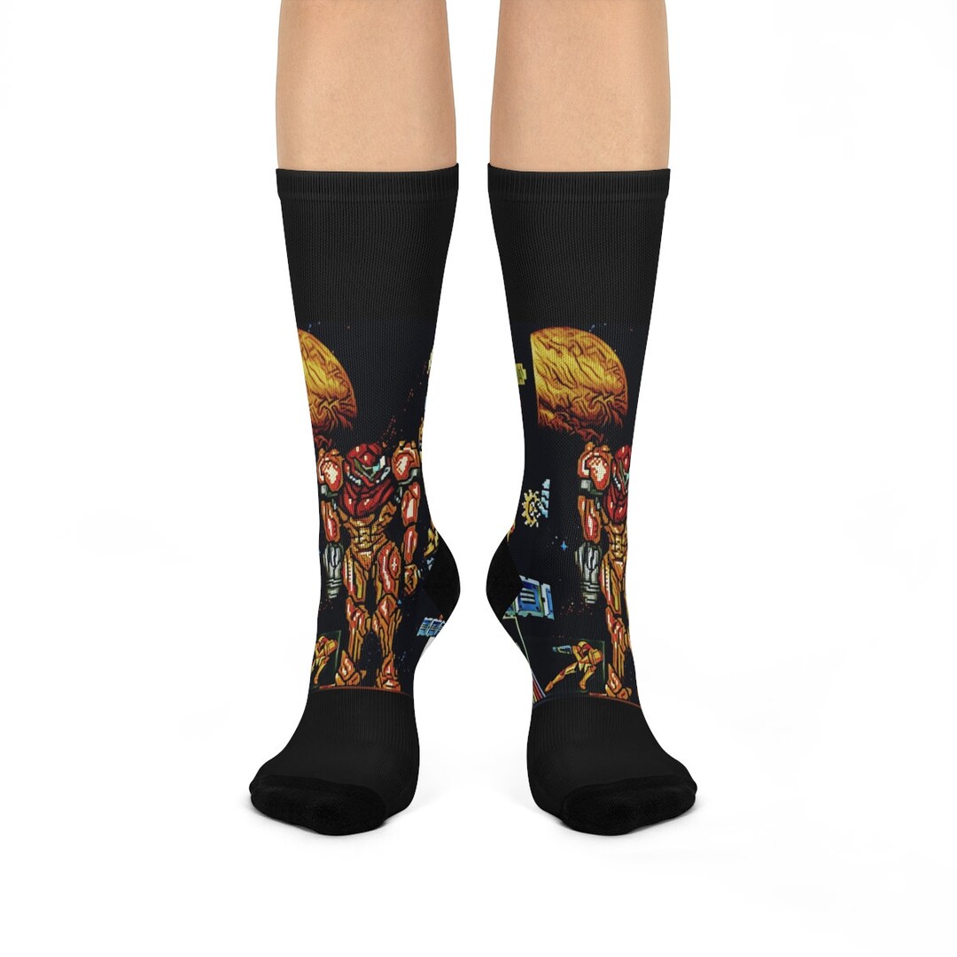 Metroid Crew Socks - Etsy