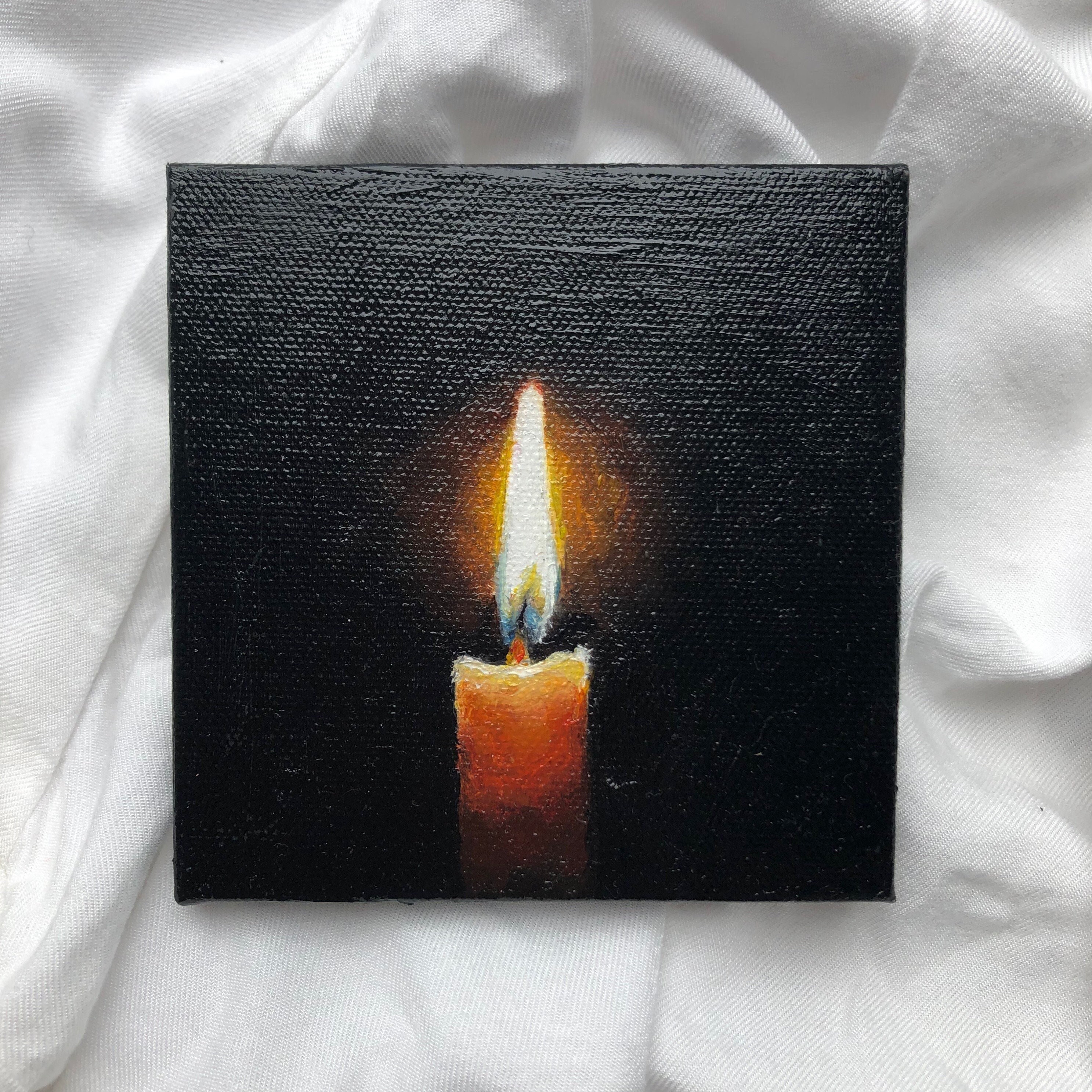 Candle Flame Painting