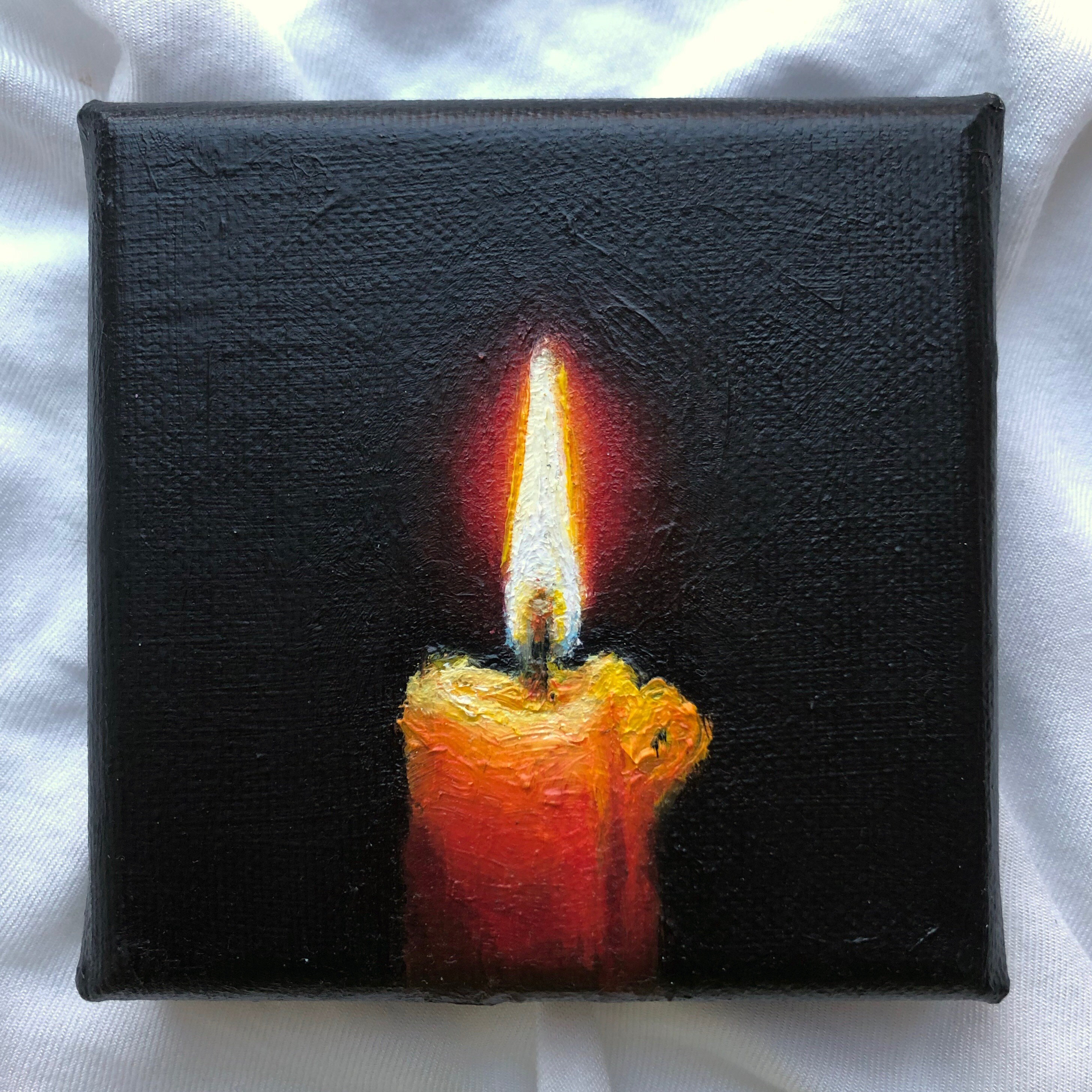Candle Flame Painting