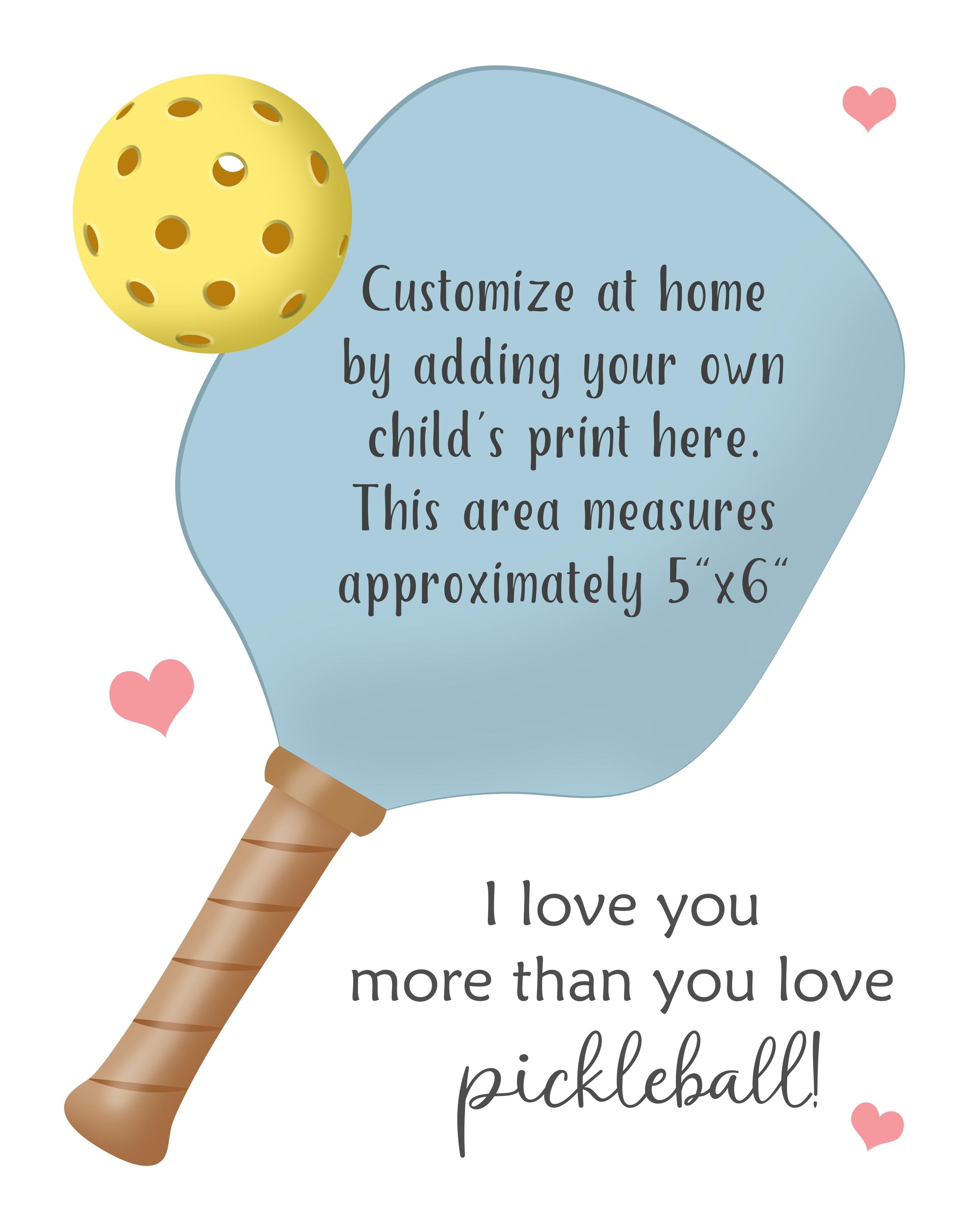 Pickleball Handprint Crafts for Kids, Pickleball Themed Handprint Art ...