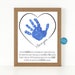 Gift for Grandpa, Footprint Art, Child's Footprint Keepsake, You Nailed ...