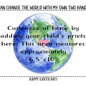 Earth Day Handprint Art, Earth Day Activities for Kids, Earth Day ...