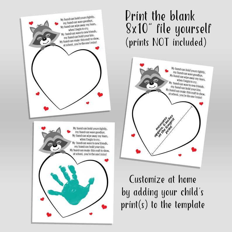 The Kissing Hand Back to School Craft for Kids, First Day of School ...