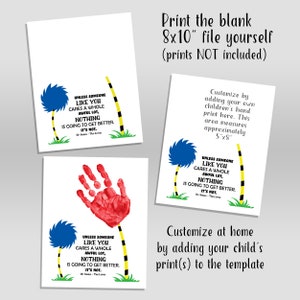 Dr Seuss Handprint Art for Kids, Truffula Tree Handprint Crafts for ...