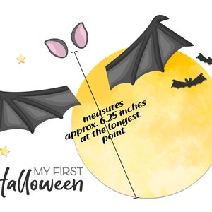 Halloween Bat Footprint Art Project for Kids, My First Halloween ...