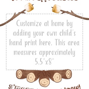 Handprint Craft Teacher Appreciation Gift, Smore Handprint Art Unique ...