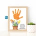 Flower Handprint Art Mother's Day Gift Printable Grandma - Etsy