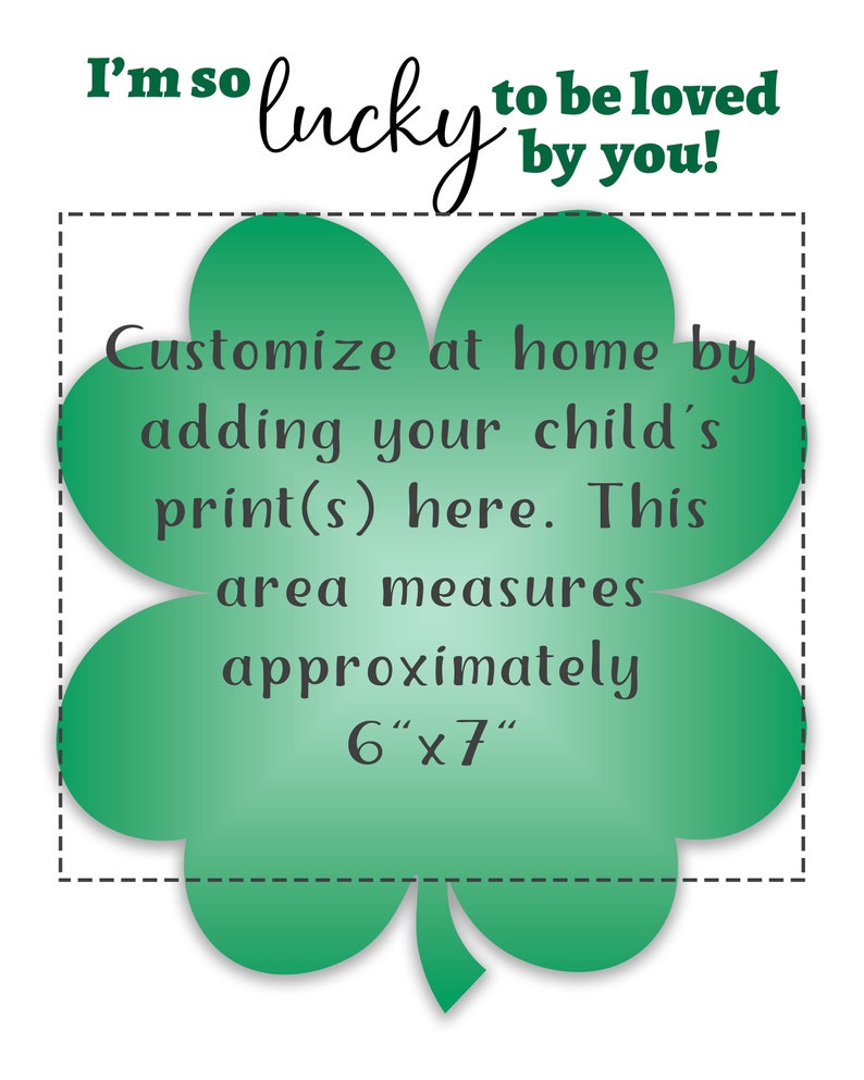 St Patrick's Day Handprint Art Project for Kids Lucky | Etsy