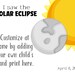 Solar Eclipse 2024 Handprint Craft for Kids, Science Craft for School ...