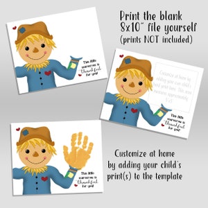 Thanksgiving Handprint Art Project for Toddlers, Scarecrow Hands, Baby ...