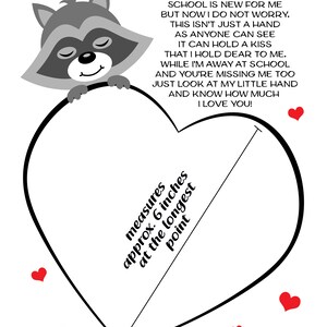 The Kissing Hand First Day of School Craft for Kids, Back to School ...