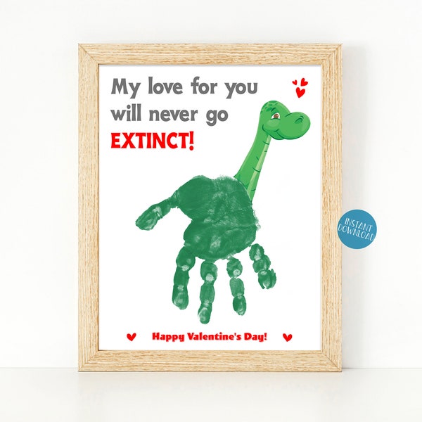 Dinosaur Valentine - Etsy