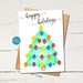 Printable Christmas Card From Kids, Thumbprint Craft for Kids, DIY ...