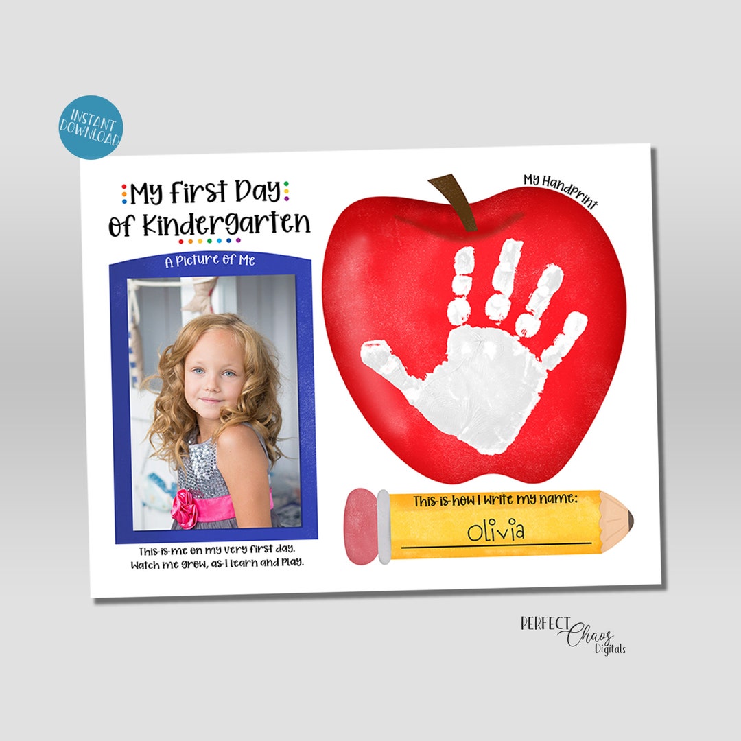 First Day Of Kindergarten First Day Of School Memories Etsy