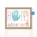 Happy Easter Handprint Art Project for Kids, Hoppy Easter Baby ...