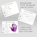 Back to School Handprint Art, All About Me Questionnaire, First Day of ...