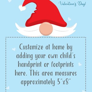 Valentine's Day Handprint Art, Valentines Day Craft, DIY Kid Craft ...