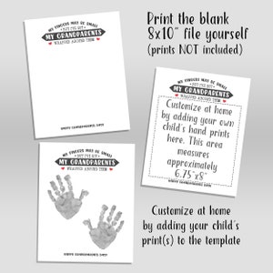 Grandparents Day Craft for Kids, Grandparents Day Printable Card ...