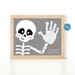 Halloween Handprint Art Cutest Little Skeleton Toddler - Etsy