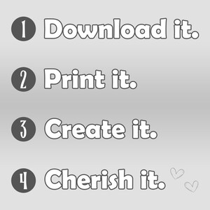 Valentine's Day Fingerprint Craft for Kids, Printable Valentines Day ...