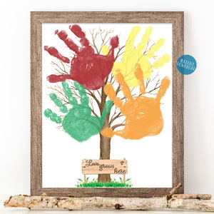 Handprint Art, DIY Keepsake Kid Craft, Mother's Day, Sentimental Gifts ...